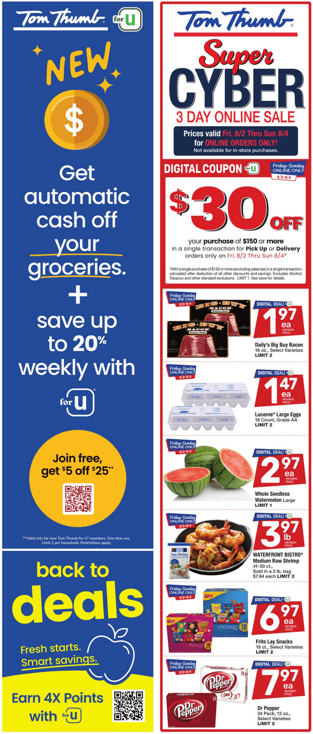 Tom Thumb Weekly Ad Jul 31 – Aug 06, 2024