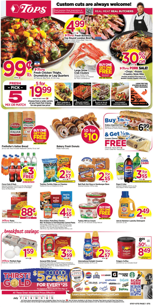 Tops Weekly Ad July 07 – July 13, 2024