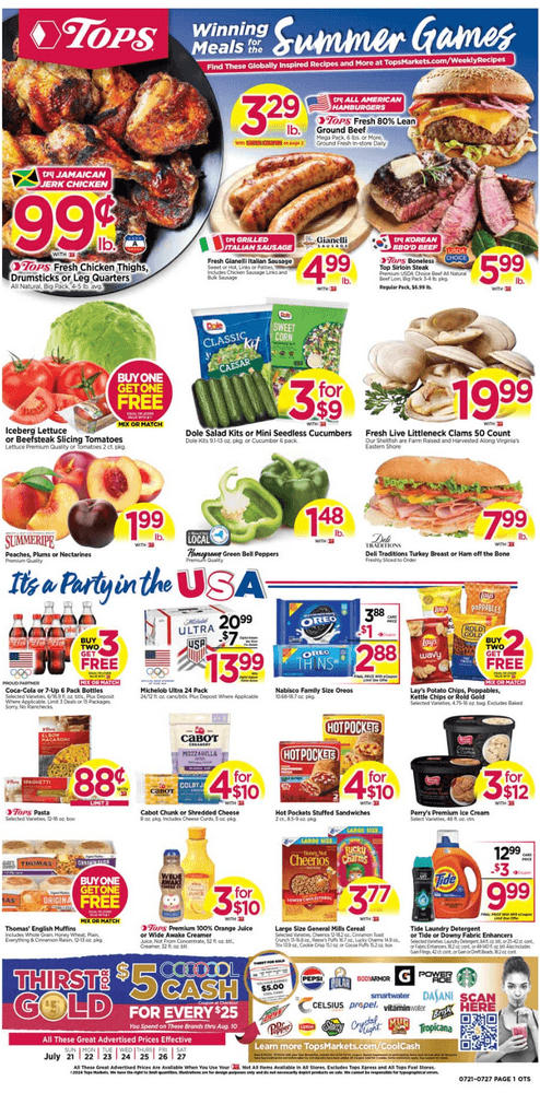 Tops Weekly Ad July 21 – July 27, 2024