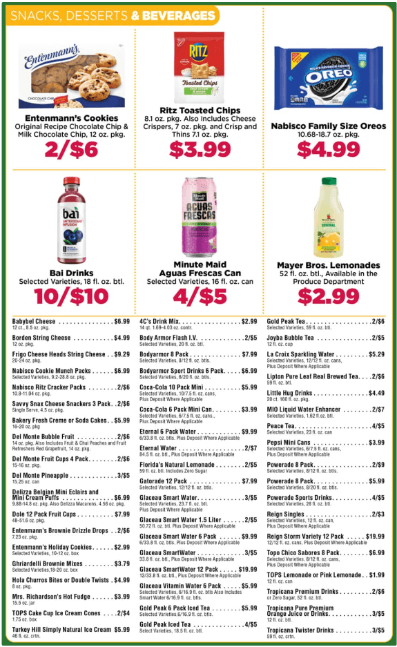 Tops Weekly Ad July 21 – July 27, 2024