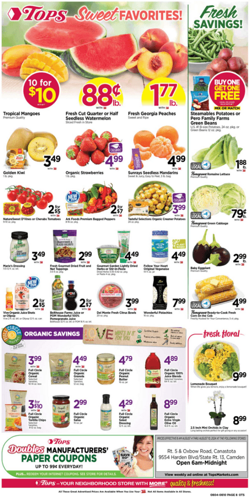Tops Weekly Ad Aug 04 – Aug 10, 2024