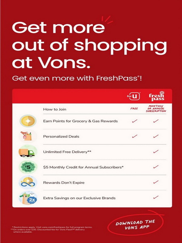 Vons Weekly Ad Jul 31 – Aug 06, 2024