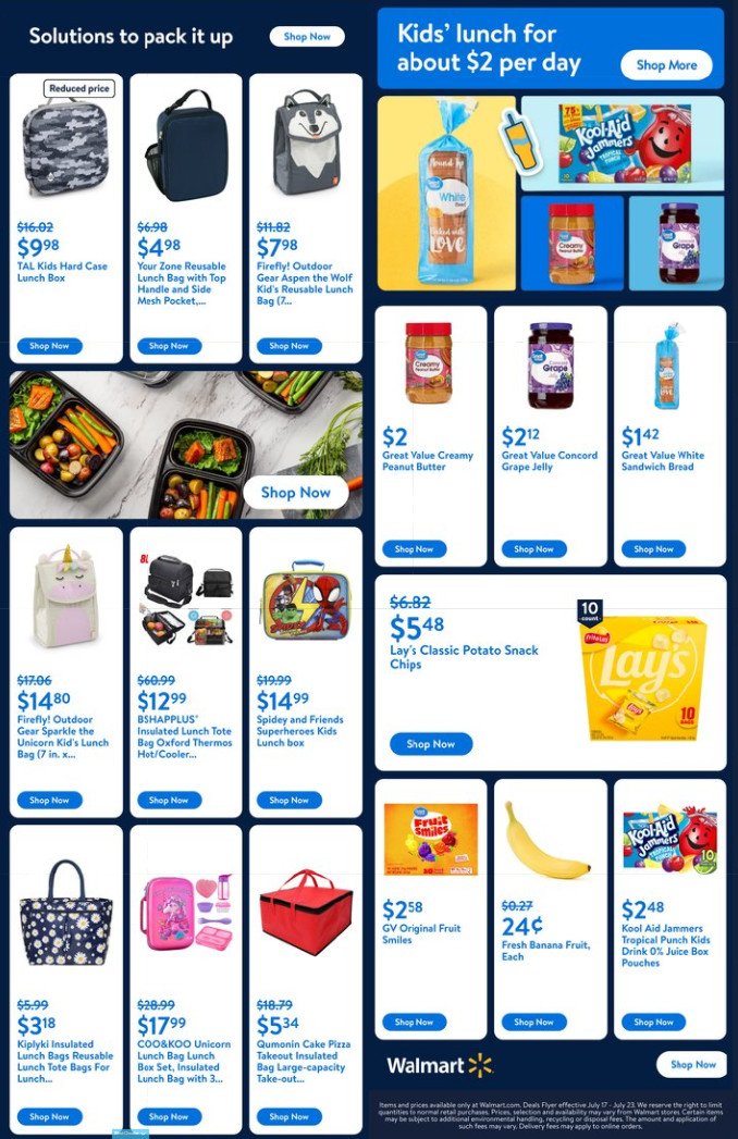 Walmart Weekly Ad Jul 17 – Jul 23, 2024 (Back to School Promotion Included)
