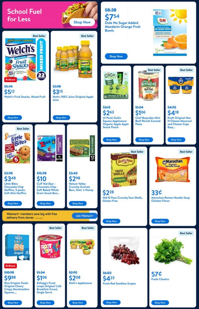 Walmart Weekly Ad Jul 24 – Jul 30, 2024 (Back to School Promotion Included)