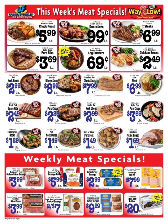 Wayfield Foods Weekly Ad Jul 22 – Jul 28, 2024