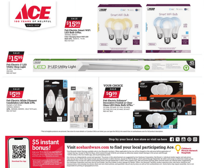 ACE Hardware Weekly Ad Aug 28 – Sep 09, 2024 (Labor Day Promotion Included)