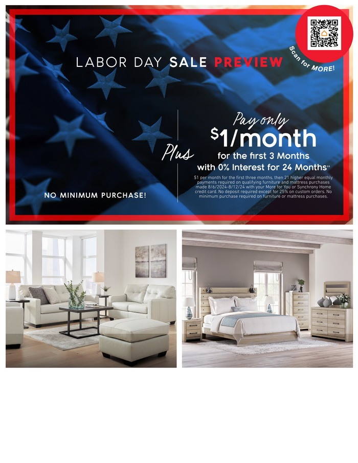 Ashley Furniture HomeStore Weekly Ad Aug 06 – Aug 12, 2024