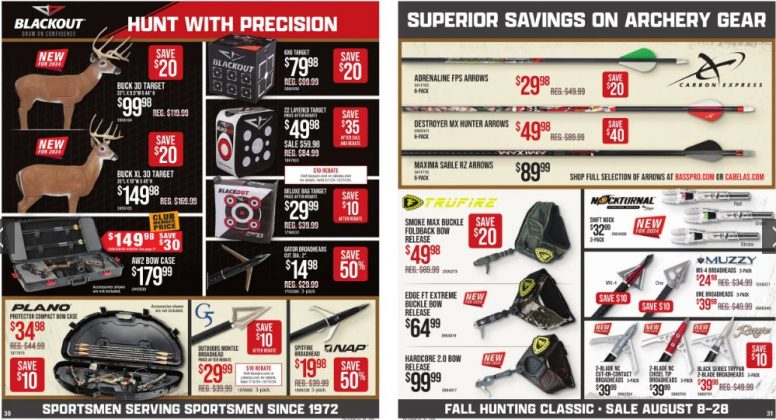 Bass Pro Shops Fall Hunting Classic Sale Aug 08 – Aug 28, 2024