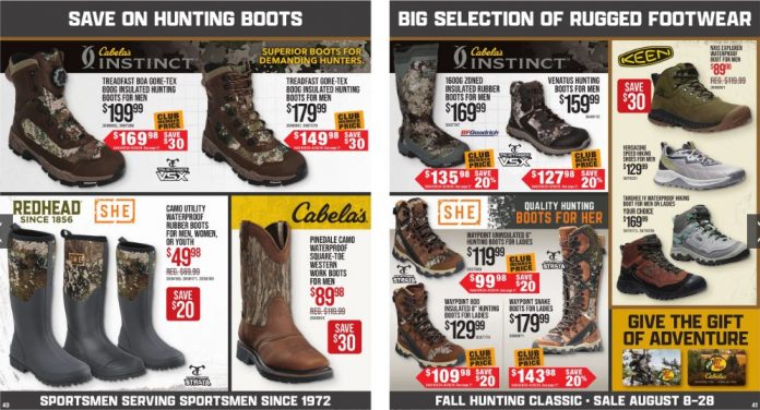 Bass Pro Shops Fall Hunting Classic Sale Aug 08 – Aug 28, 2024