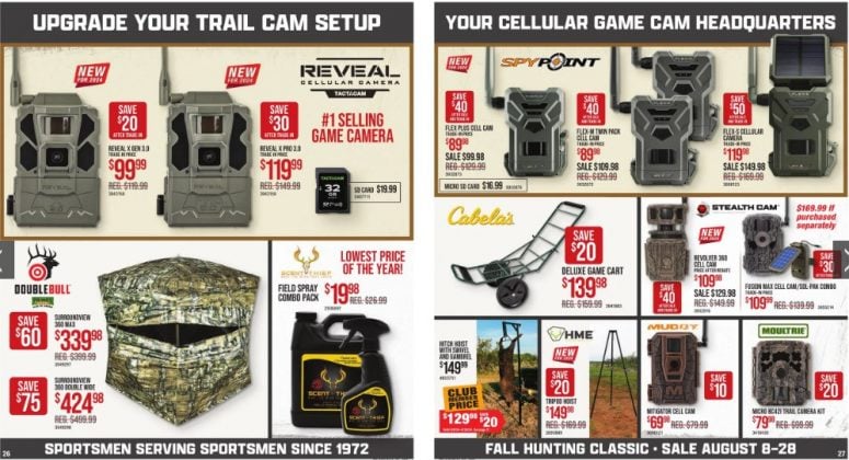 Bass Pro Shops Fall Hunting Classic Sale Aug 08 – Aug 28, 2024