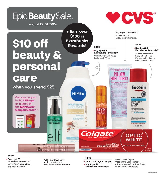 CVS Weekly Ad Aug 18 – Aug 31, 2024