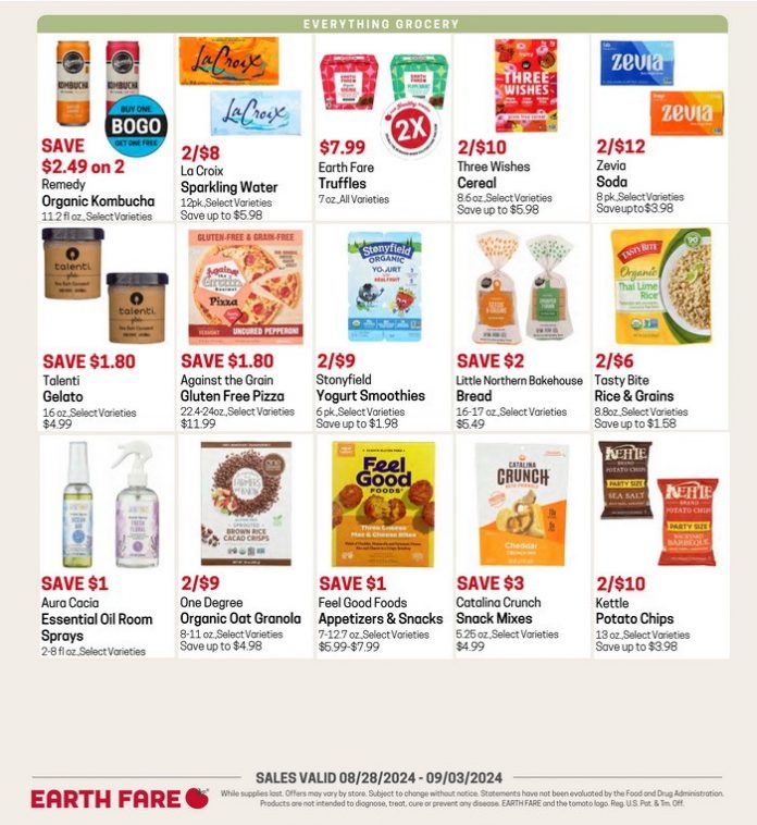 Earth Fare Weekly Ad Aug 28 – Sep 03, 2024