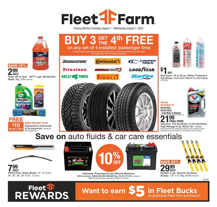Fleet Farm Weekly Ad Aug 01 – Aug 07, 2024