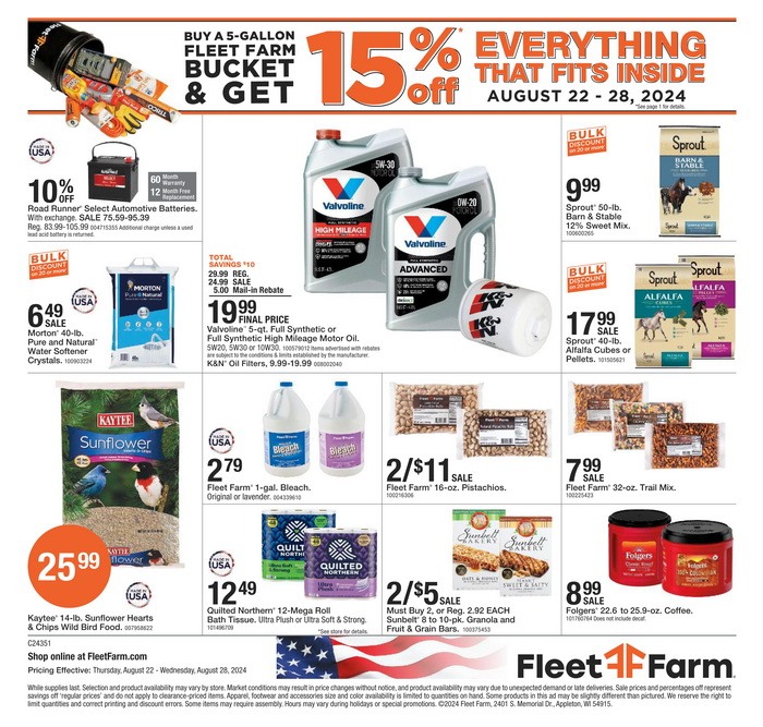 Fleet Farm Weekly Ad Aug 22 – Aug 28, 2024