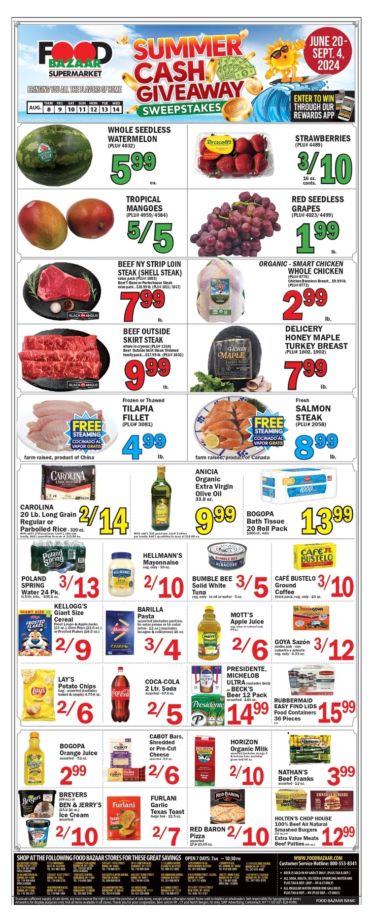 Food Bazaar Weekly Ad Aug 08 – Aug 14, 2024