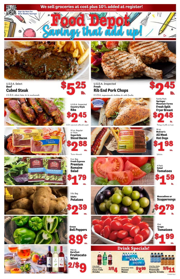 Food Depot Weekly Ad Aug 05 – Aug 11, 2024
