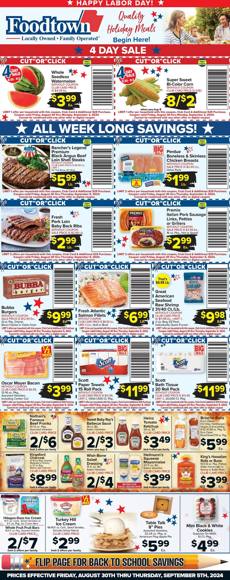 Foodtown Weekly Ad Aug 30 – Sep 05, 2024 (Back to School & Lobor Day ...