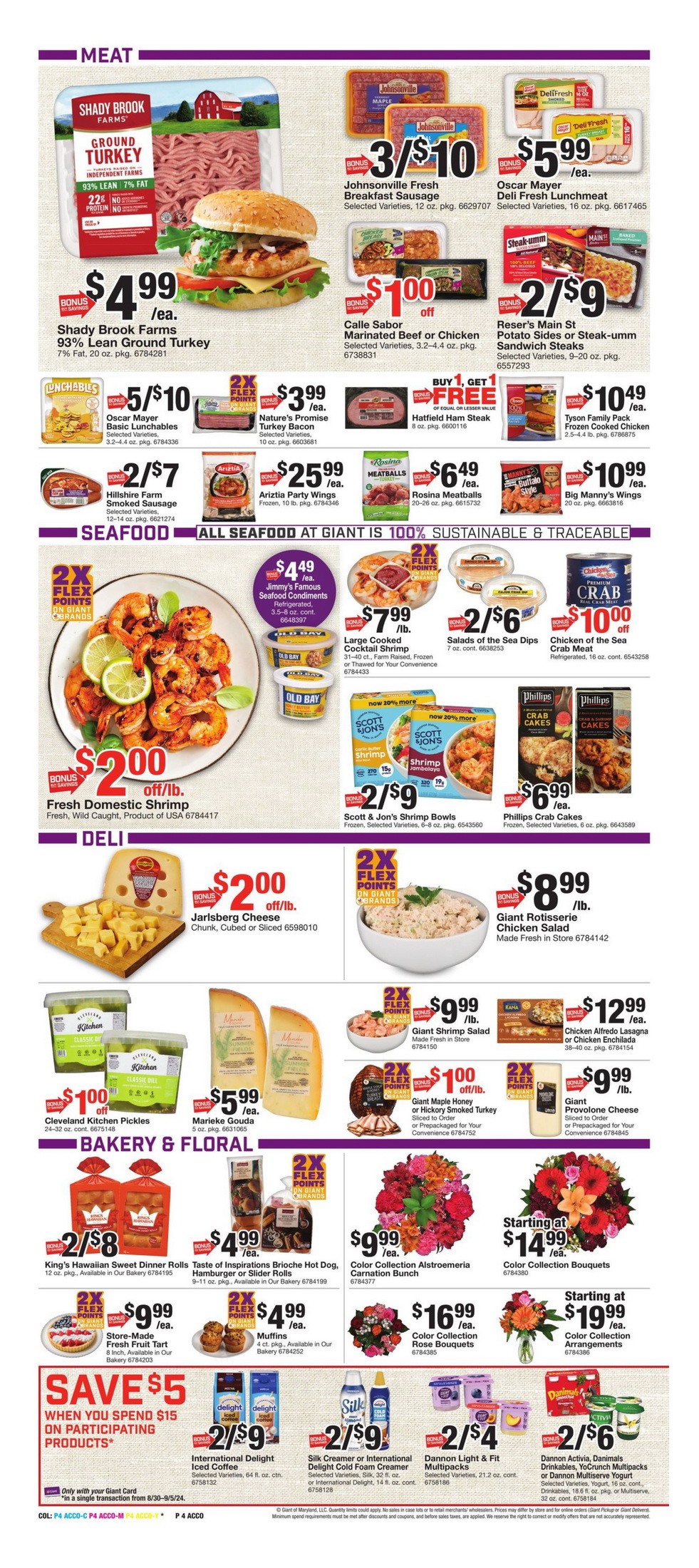 Giant Food Weekly Ad Aug 30 – Sep 05, 2024 (Labor Day Promotion Included)