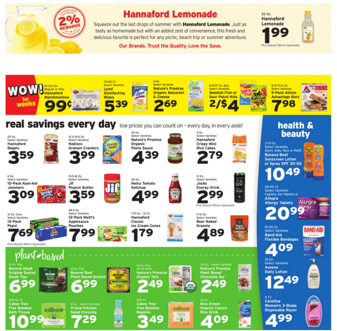 Hannaford Weekly Ad Aug 11 – Aug 17, 2024