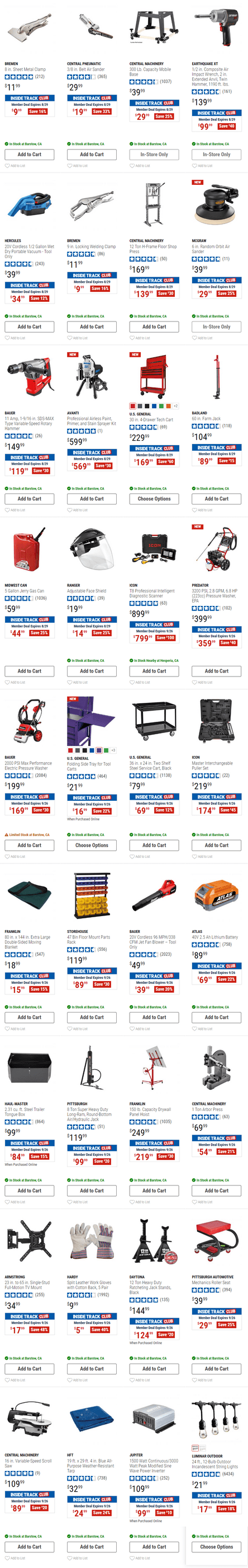 Harbor Freight Labor Day Ad Aug 30 – Sep 02, 2024