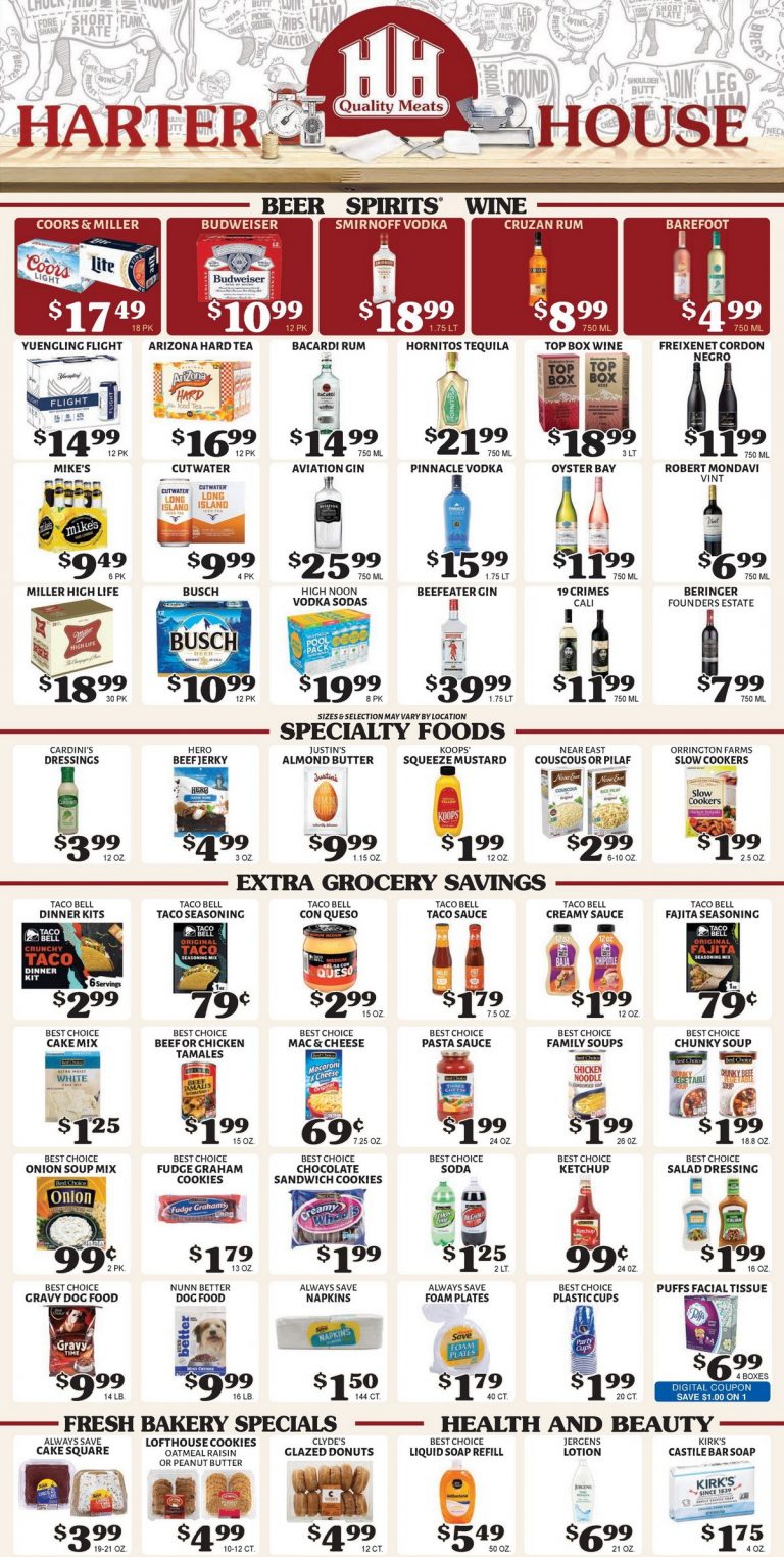 Harter House Weekly Ad Aug 14 – Aug 20, 2024