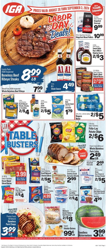 IGA Weekly Ad Aug 28 – Sep 03, 2024