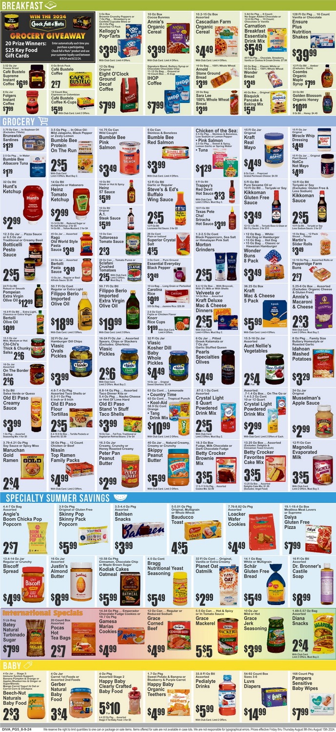 Key Food Weekly Ad Aug 09 – Aug 15, 2024