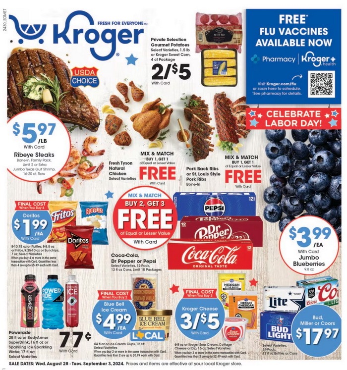 Kroger Weekly Ad Aug 28 – Sep 03, 2024 (Back to School & Labor Day ...