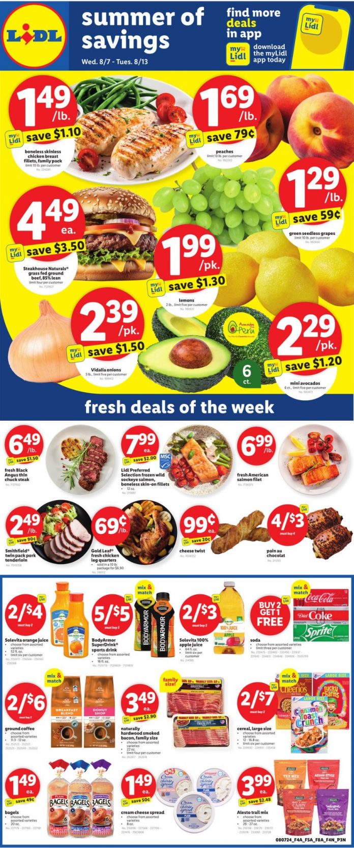 Lidl Weekly Ad Aug 07 – Aug 13, 2024 (Back to School Promotion Included)