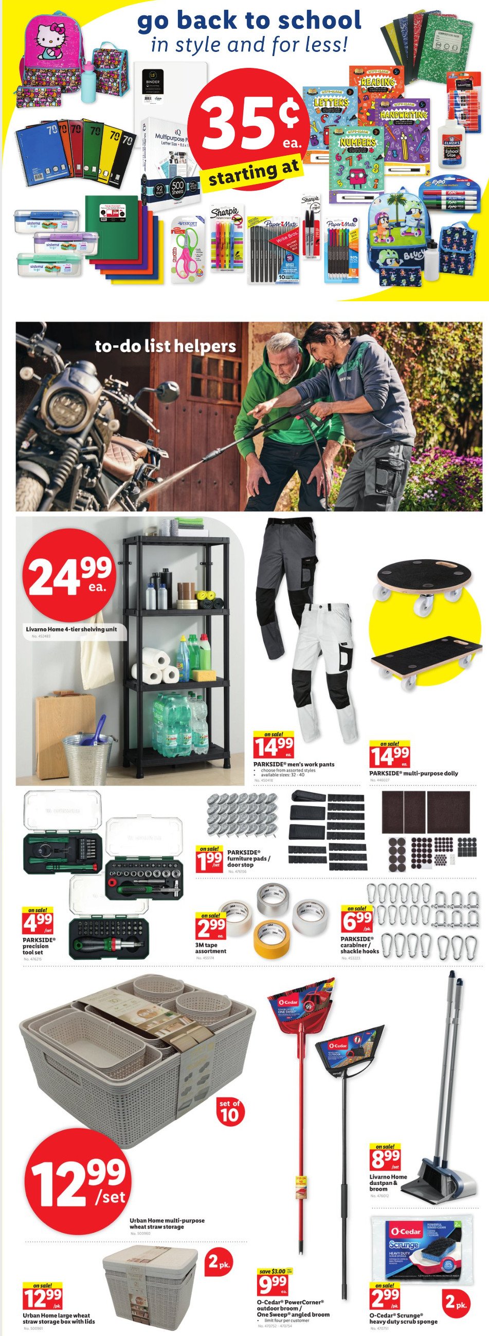 Lidl Weekly Ad Aug 14 – Aug 20, 2024 (Back to School Promotion Included)