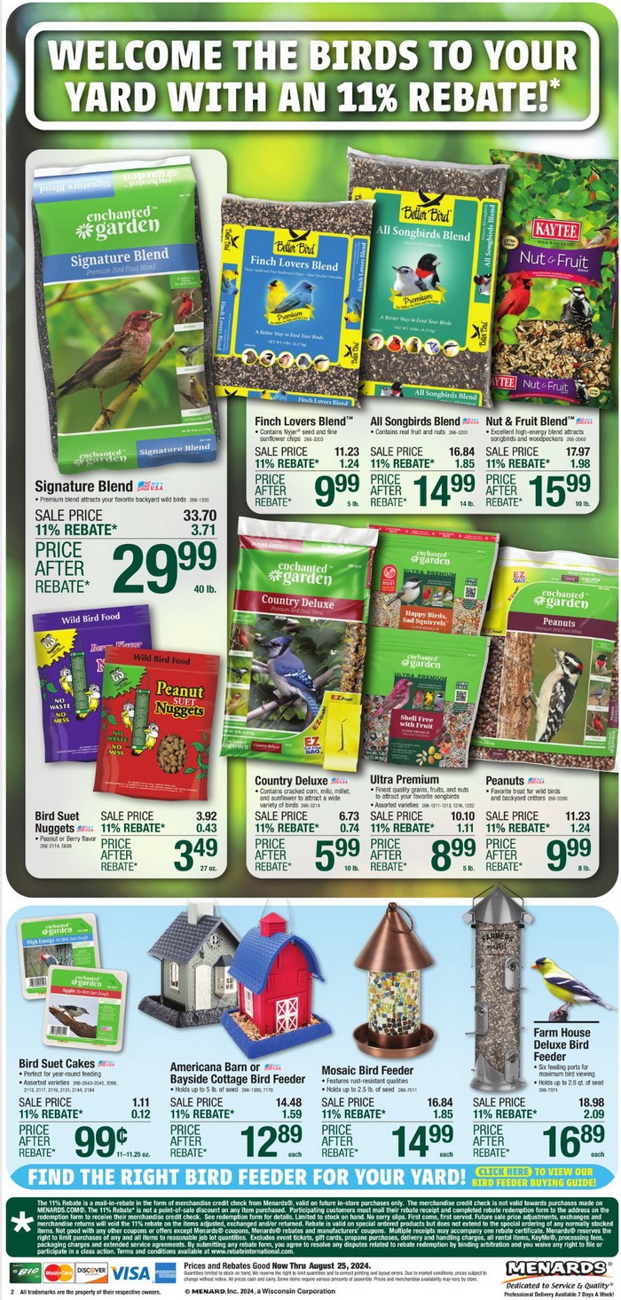 Menards Home Essential Ad Aug 15 – Aug 25, 2024