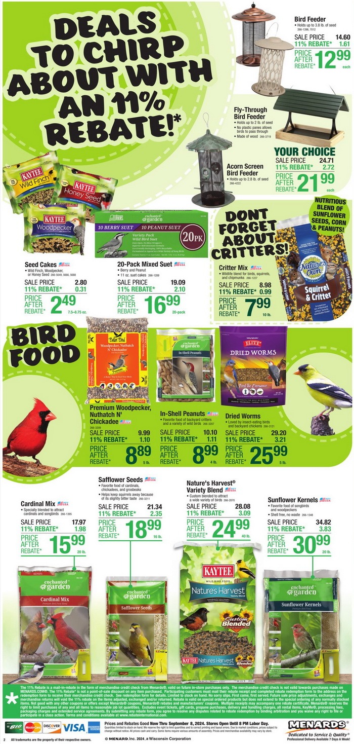 Menards Home Essential Ad Aug 29 – Sep 08, 2024