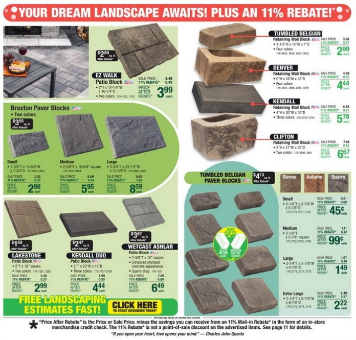 Menards Weekly Ad Aug 15 – Aug 25, 2024 (Back to School Promotion Included)