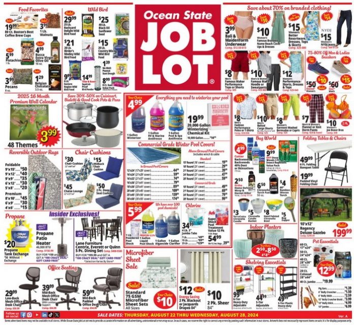 Ocean State Job Lot Weekly Ad Aug 22 – Aug 28, 2024 (Back to School ...