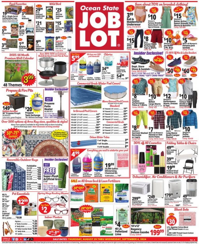 Ocean State Job Lot Weekly Ad Aug 29 – Sep 04, 2024 (Back to School ...