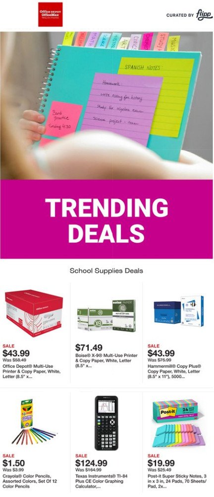 Office Depot Weekly Ad Aug 19 – Aug 25, 2024