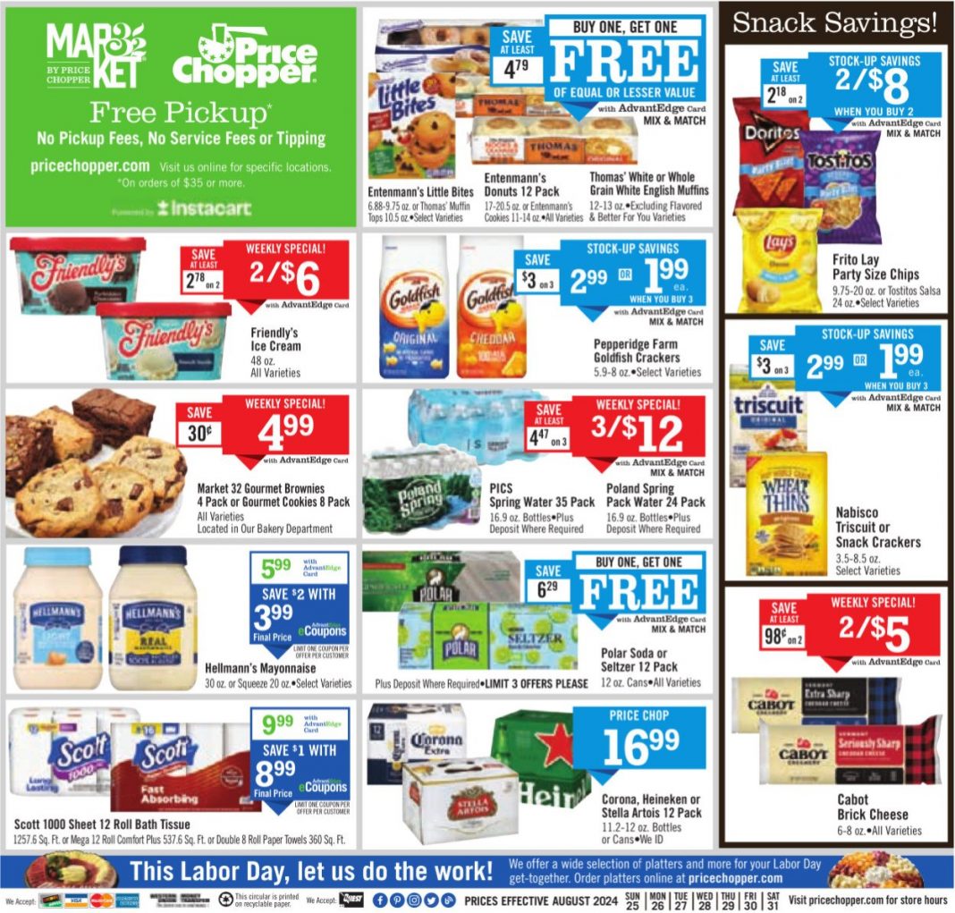 Price Chopper Weekly Ad Aug 25 – Aug 31, 2024 (Back to School & Labor ...