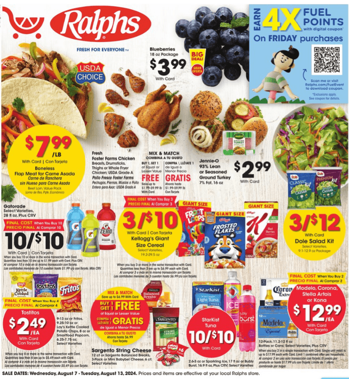 Ralphs Weekly Ad Aug 07 – Aug 13, 2024