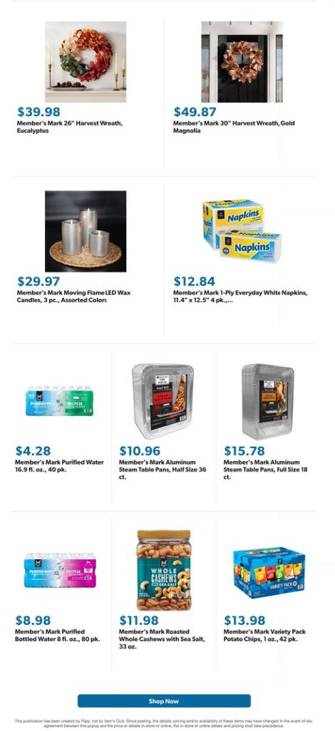 Sam's Club Weekly Ad Aug 22 – Aug 28, 2024 (Halloween Promotion Included)