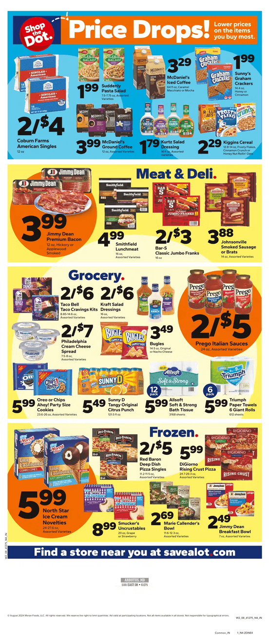 Save A Lot Weekly Ad Aug 07 – Aug 13, 2024