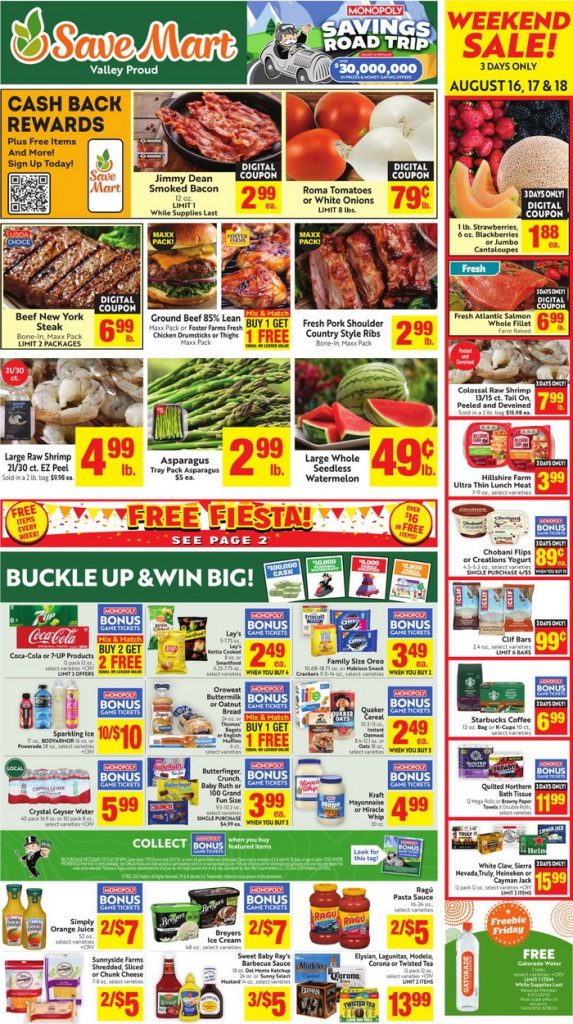 Save Mart Supermarket Weekly Ad Aug 14 – Aug 20, 2024