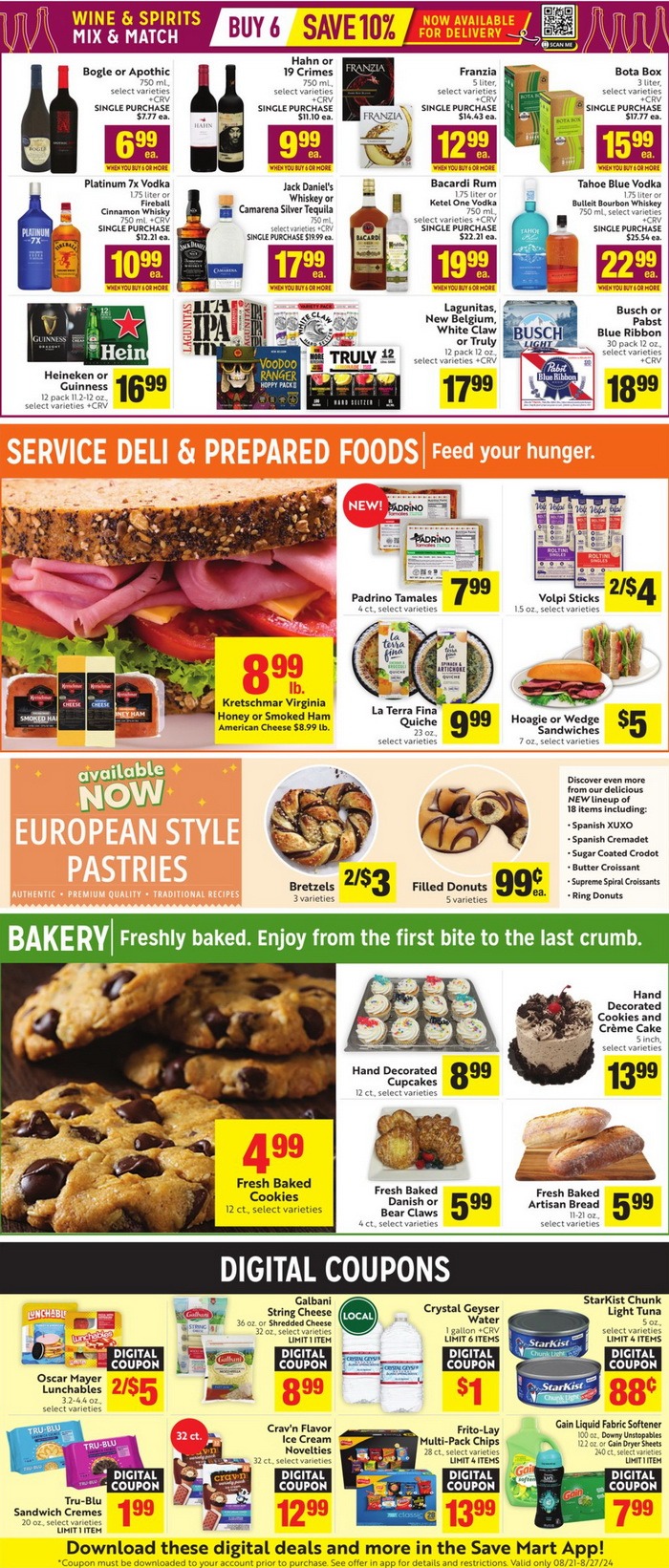 Save Mart Supermarket Weekly Ad Aug 21 – Aug 27, 2024