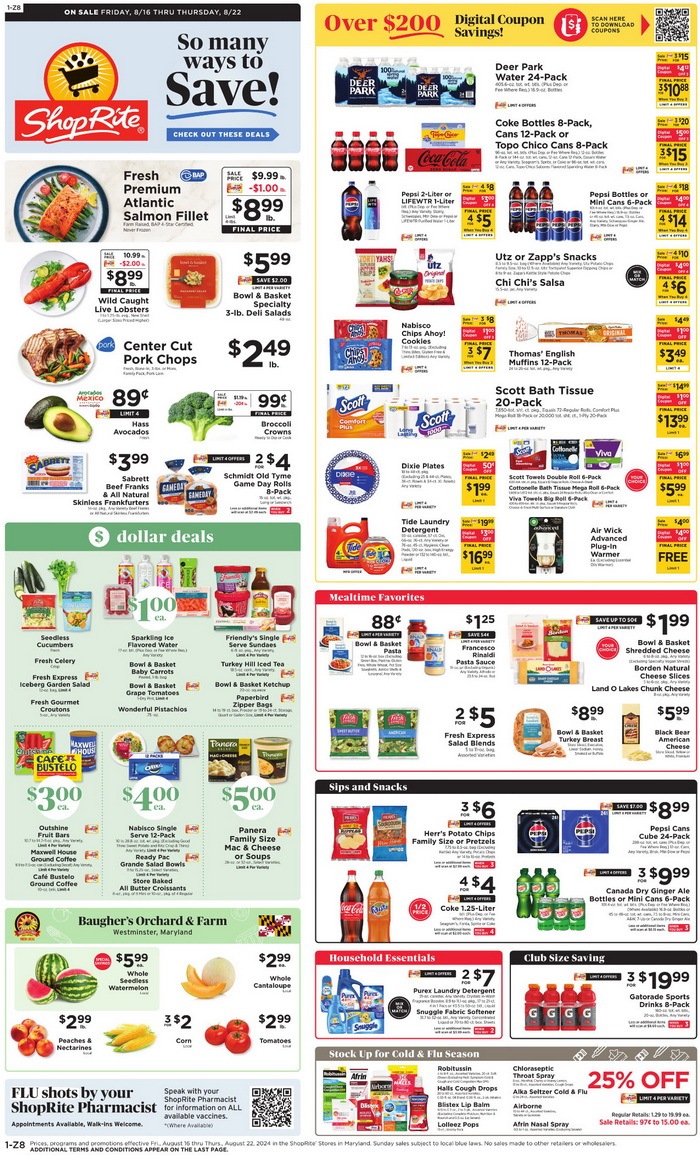 ShopRite Weekly Ad Aug 16 – Aug 22, 2024 (Back to School Promotion ...