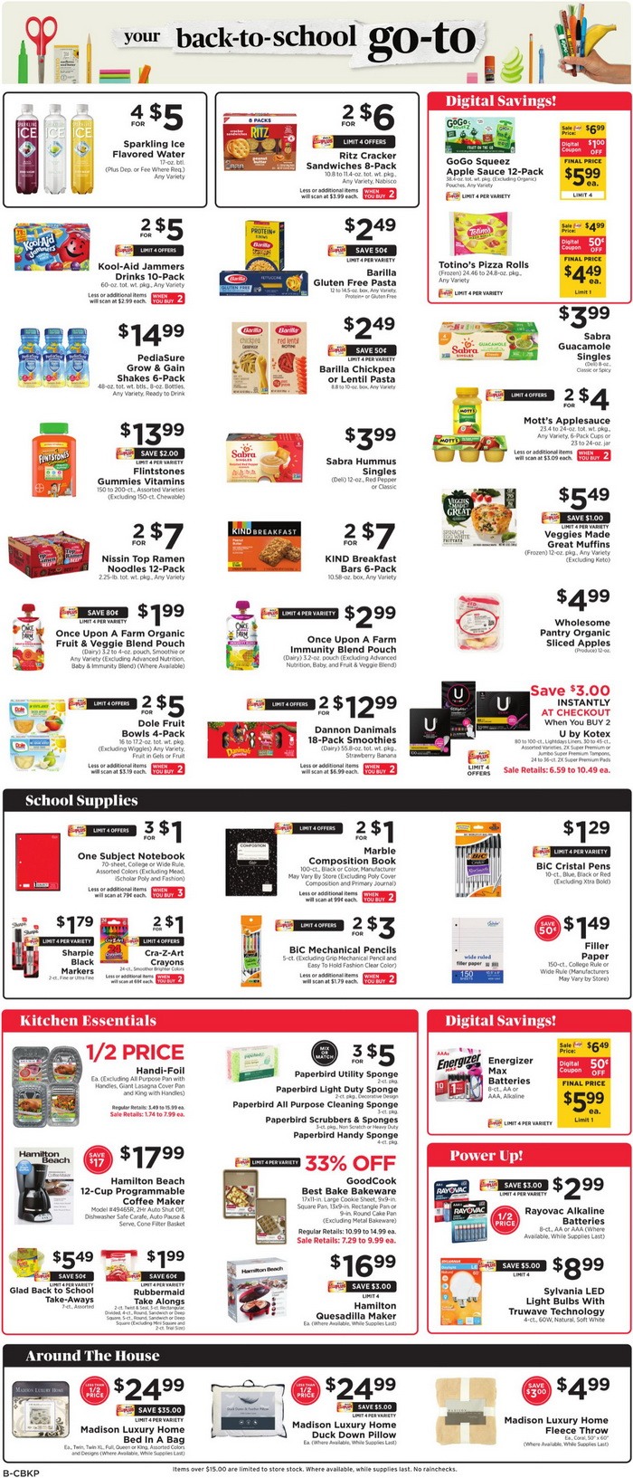 ShopRite Weekly Ad Aug 30 – Sep 05, 2024 (Back to School & Labor Day ...