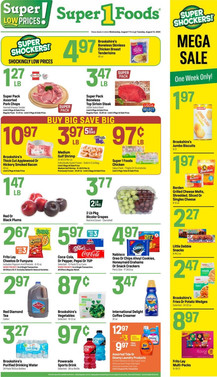 Super 1 Foods Weekly Ad Aug 07 – Aug 13, 2024