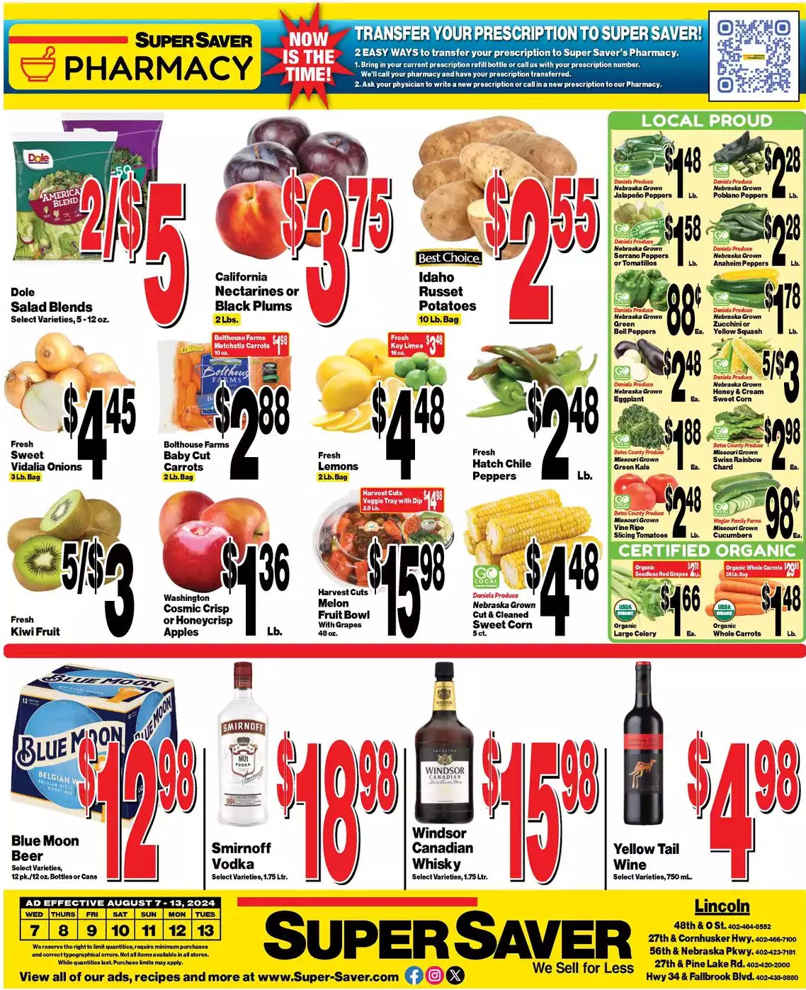 Super Saver Weekly Ad Aug 07 – Aug 13, 2024 (Back to School Promotion ...