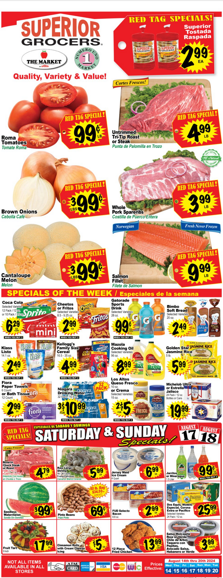Superior Grocers Weekly Ad Aug 14 – Aug 20, 2024