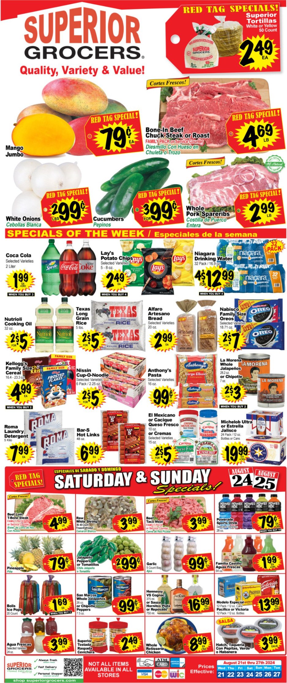 Superior Grocers Weekly Ad Aug 21 – Aug 27, 2024