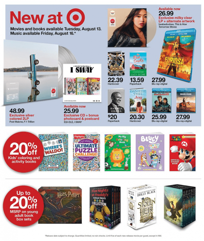 Target Weekly Ad Aug 11 – Aug 17, 2024 (Back to School Promotion Included)