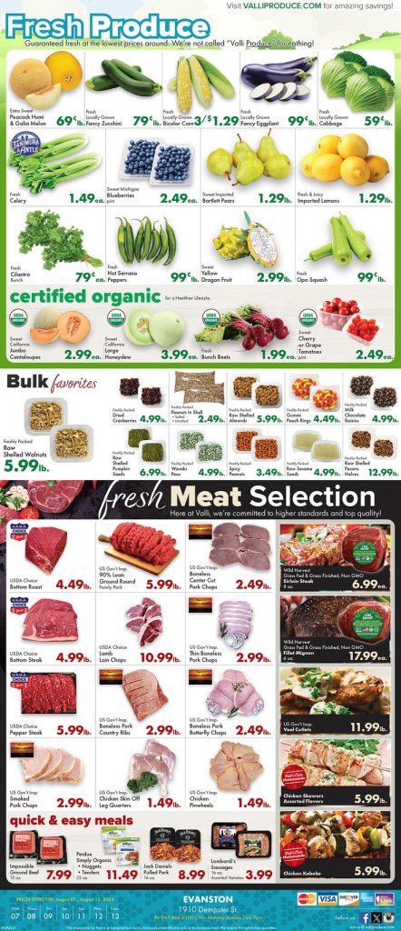 Valli Produce Weekly Ad Aug 07 – Aug 13, 2024